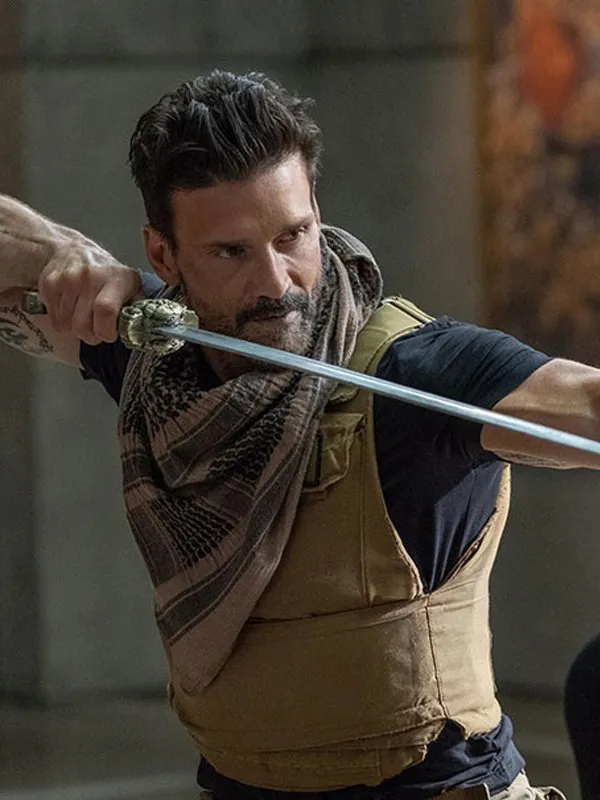 Frank Grillo Boss Level Vest | Boss Level Roy Pulver Vest - Jacket Hub