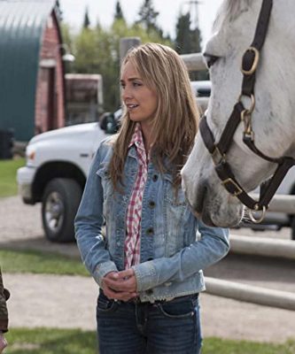 Amy Fleming Heartland Denim Jacket | Amber Marshall Denim Jacket