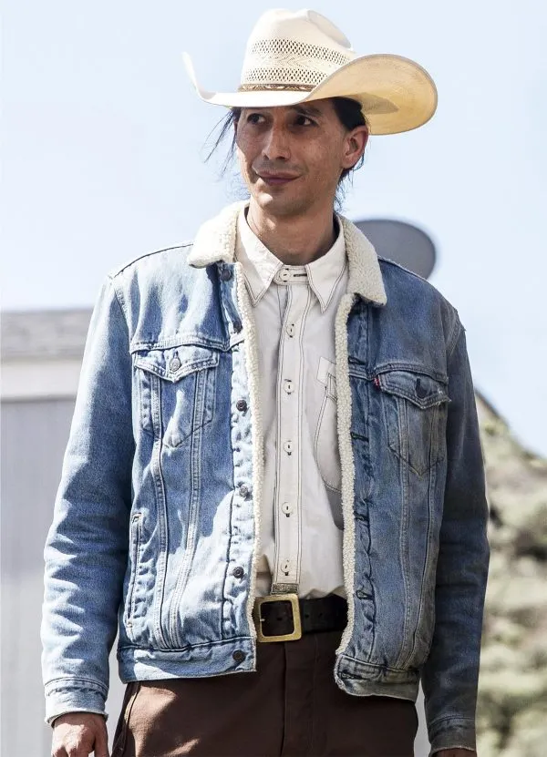 Yellowstone Sam Stands Alone Blue Denim Jacket - Jacket Hub