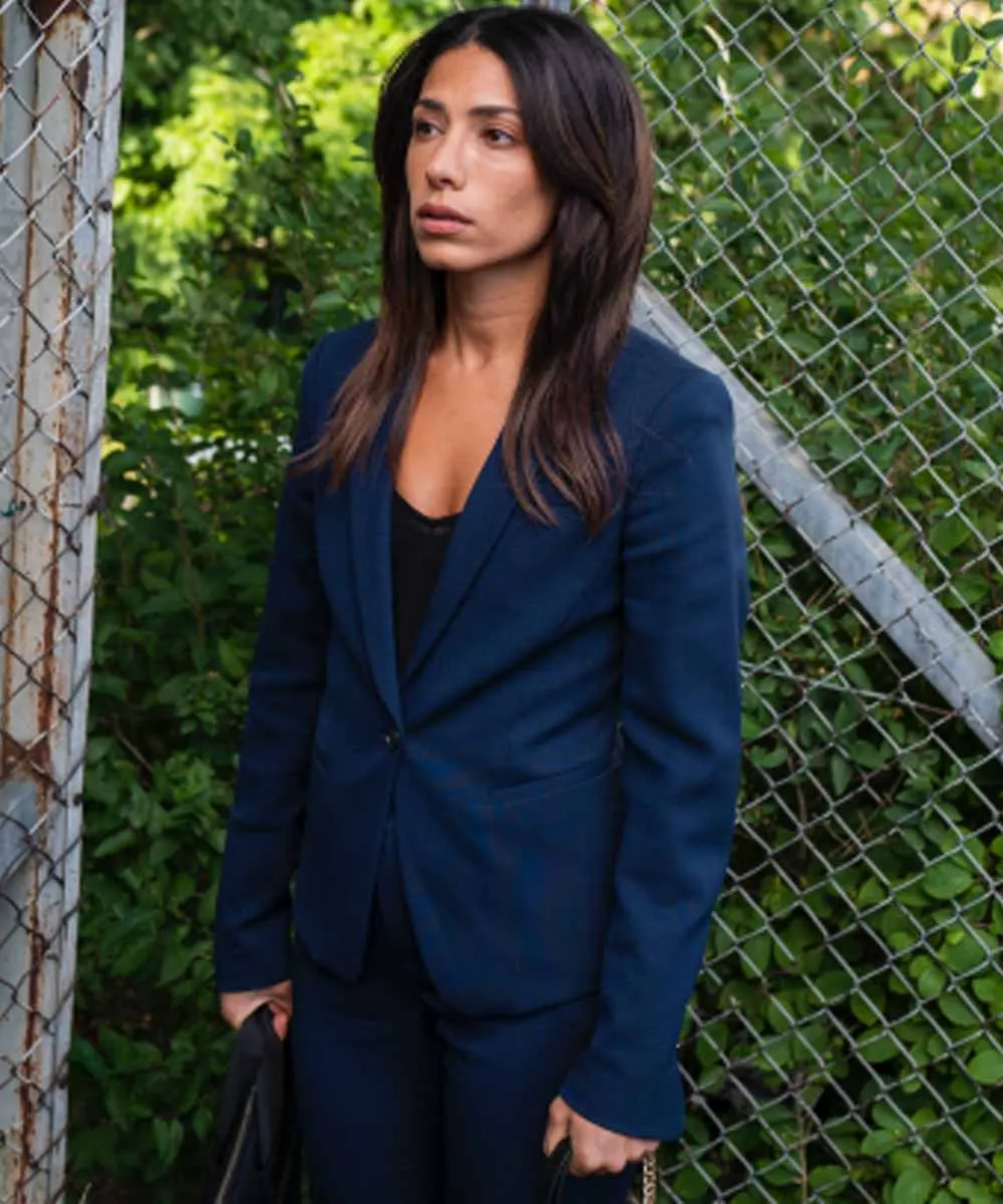 Snabba Cash Leya Blue Blazer | Evin Ahmad Blue Blazer