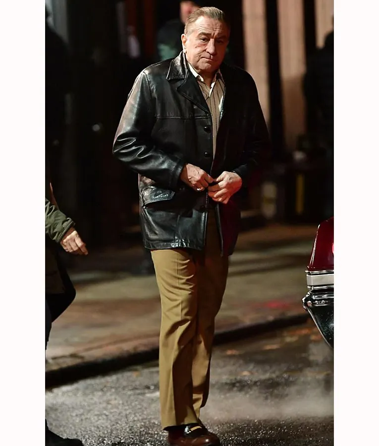 The Irishman Frank Sheeran Black Blazer| 45% OFF Discount