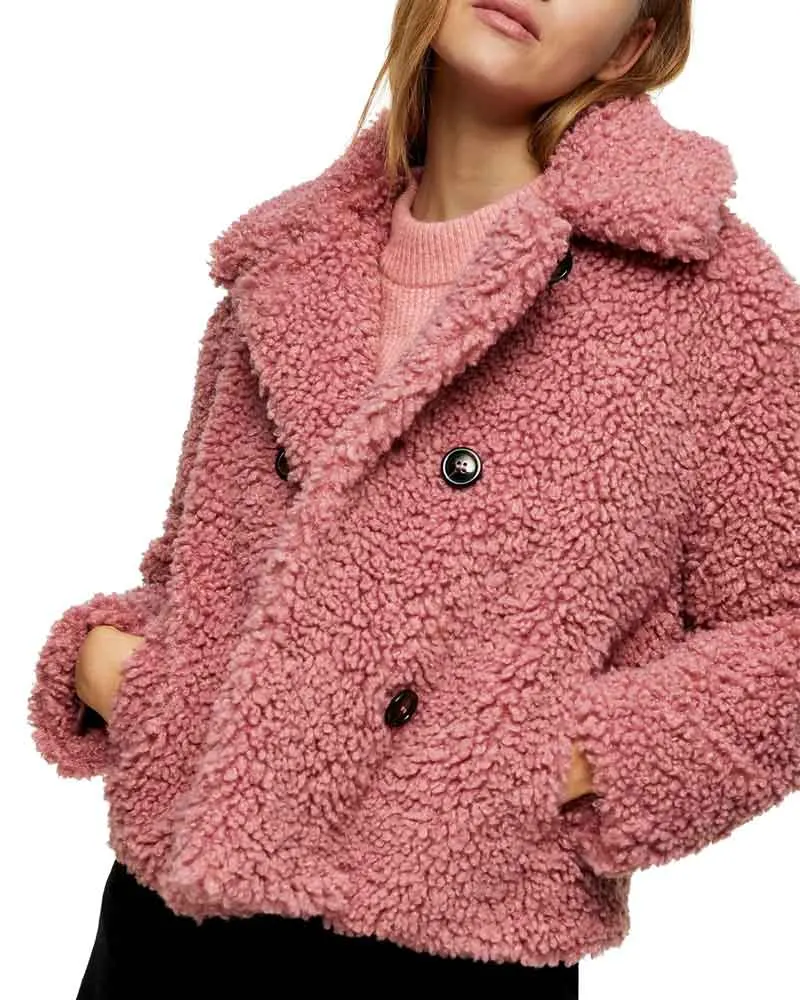The Young and the Restless Faith Newman Pink Sherpa Jacket