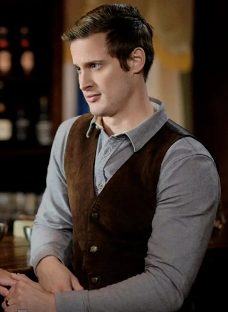 When Calls The Heart Aren Buchholz Vest | Jesse Flynn Brown Vest