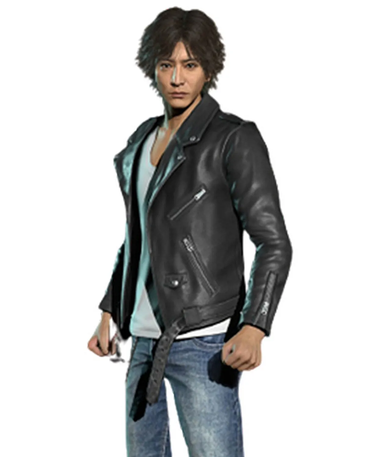 Takayuki Yagami Leather Jacket | Judgment's Yagami Biker Jacket