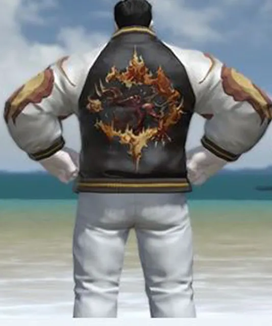FFxiv Inferno Bomber Jacket | Final Fantasy XIV Leather Jacket - Jacket Hub