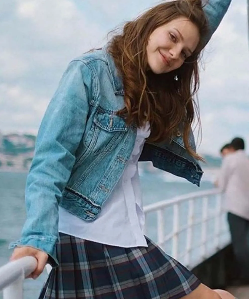 Love 101 Eda Denim Jacket | Alina Boz Love 101 Blue Denim Jacket
