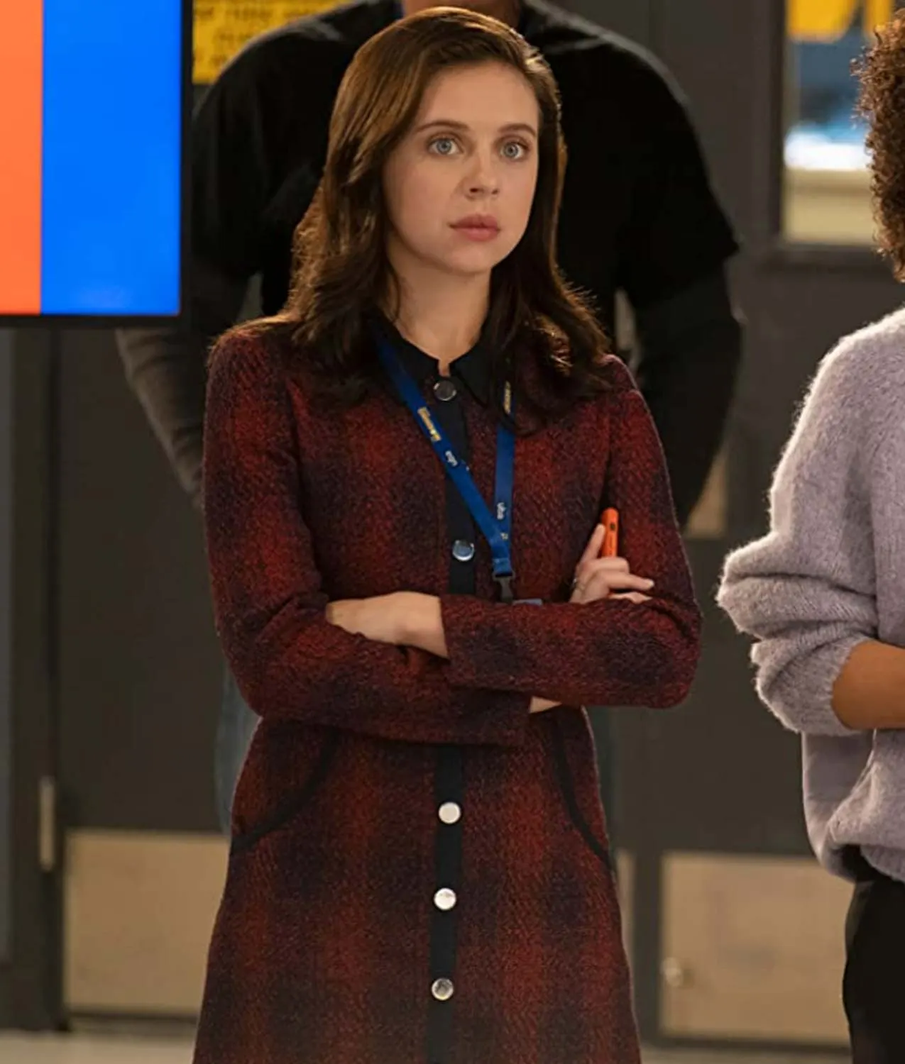 Claire Conway Coat | The Morning Show Bel Powley Plaid Coat