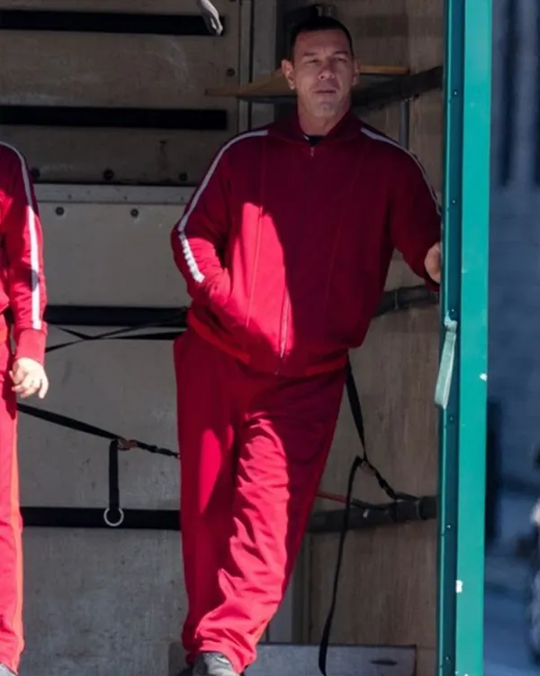 Hawkeye Tracksuit | Mafia Red Tracksuit - Jacket Hub