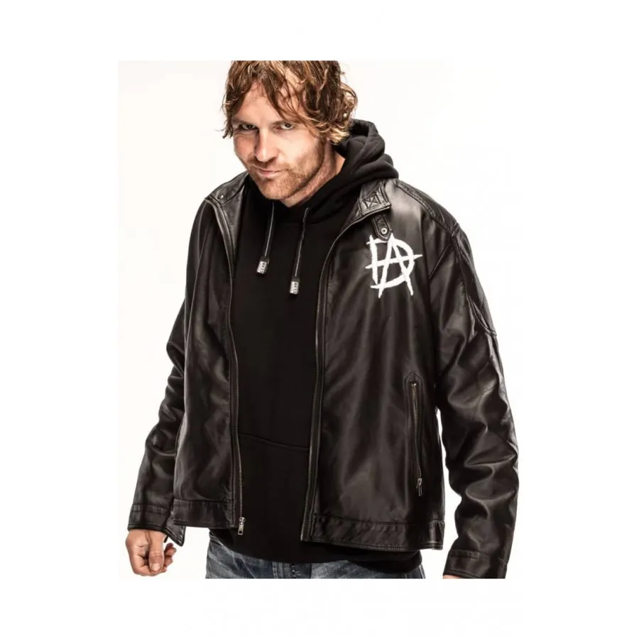 Dean Ambrose Leather Jacket | WWE Dean Ambrose Black Jacket