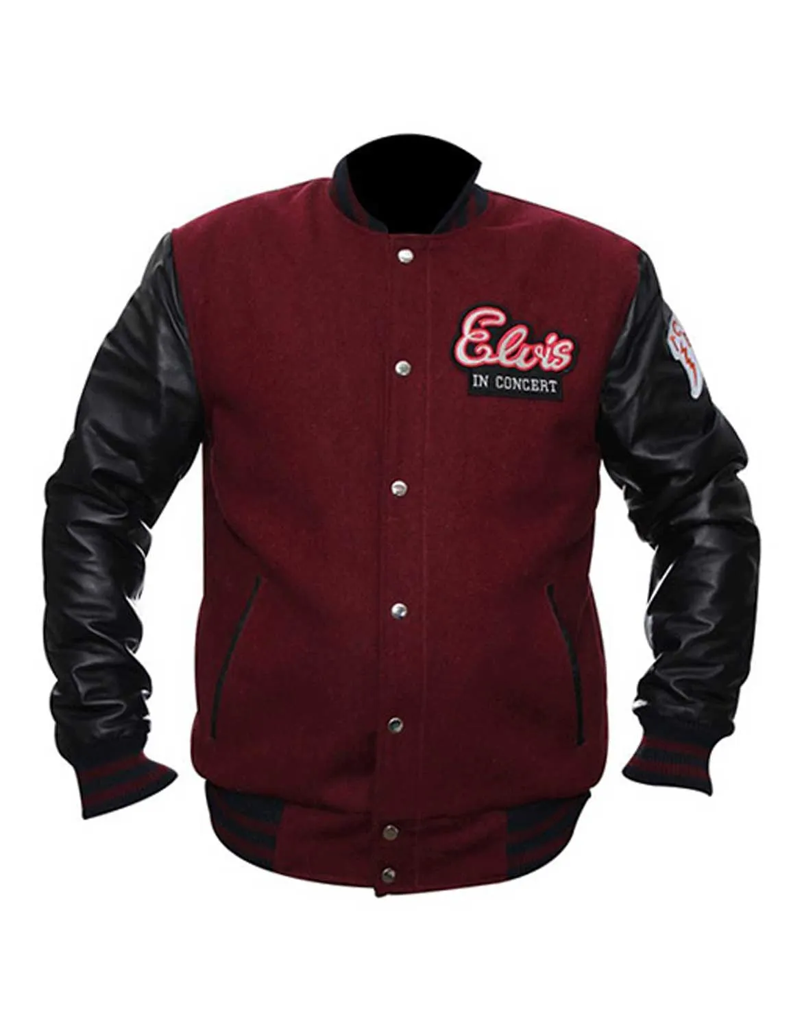 Shop Elvis In Concert Varsity Jacket- Jacket Hub
