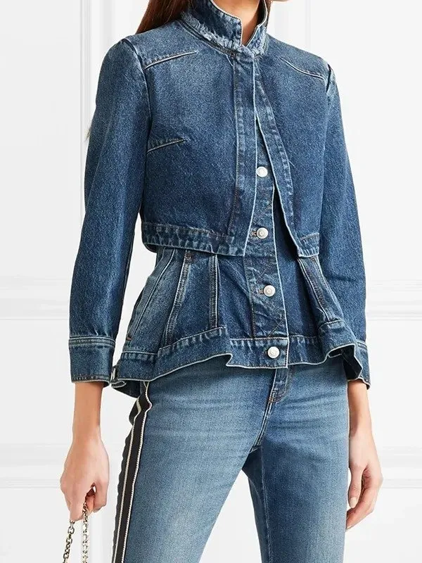 Michelle Obama Denim Jacket | Michelle Obama Double Jean Jacket