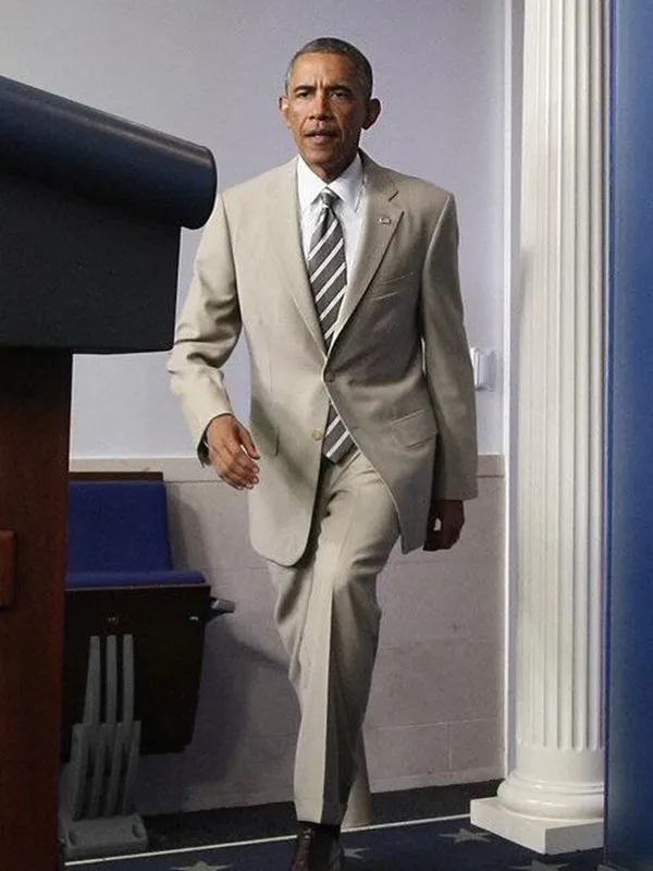 Barack Obama Tan Suit | Shop Mens Grey Suit