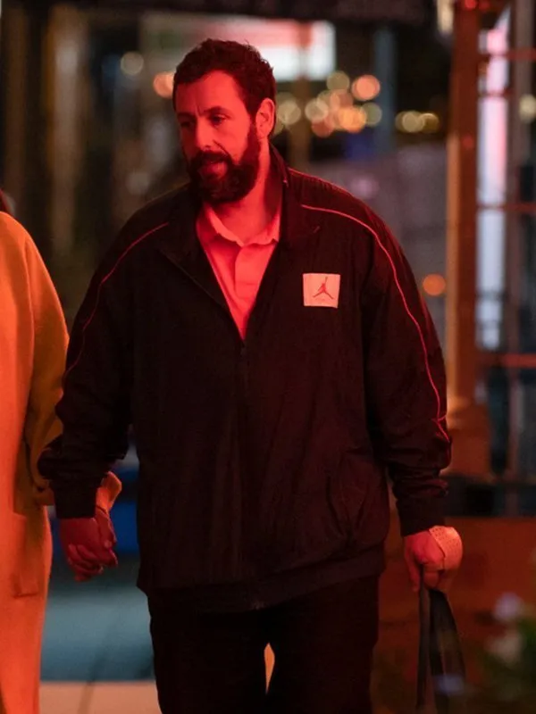 Adam Sandler Track Jacket | Hustle 2022 Black Jacket