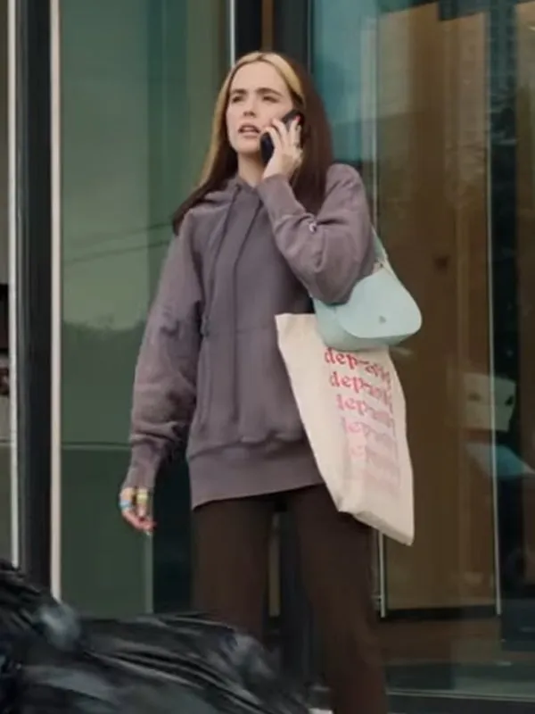 Not Okay Danni Sanders Hoodie | Zoey Deutch Hoodie