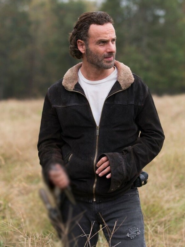 Rick Grimes Leather Jacket | The Walking Dead Season 5 Jacket