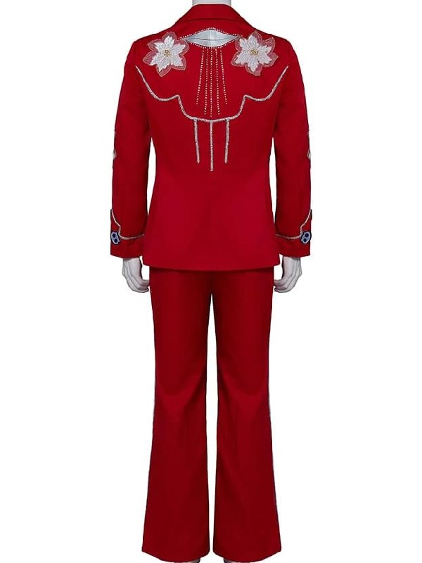 Nope 2022 Steven Yeun Red Suit | Ricky 'Jupe' Park Red Suit