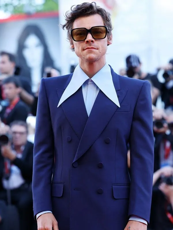 Order Don’t Worry Darling 2022 Harry Styles Blue Blazer