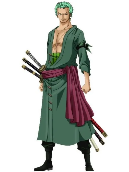 One Piece Roronoa Zoro Coat | Roronoa Zoro Green Coat