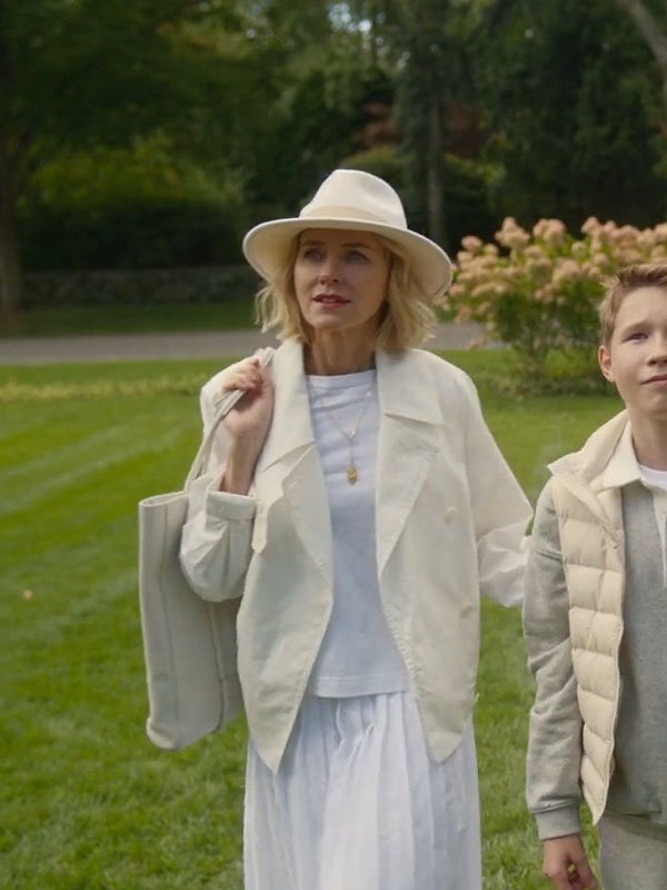 Naomi Watts The Watcher 2022 Maria Broaddus White Coat