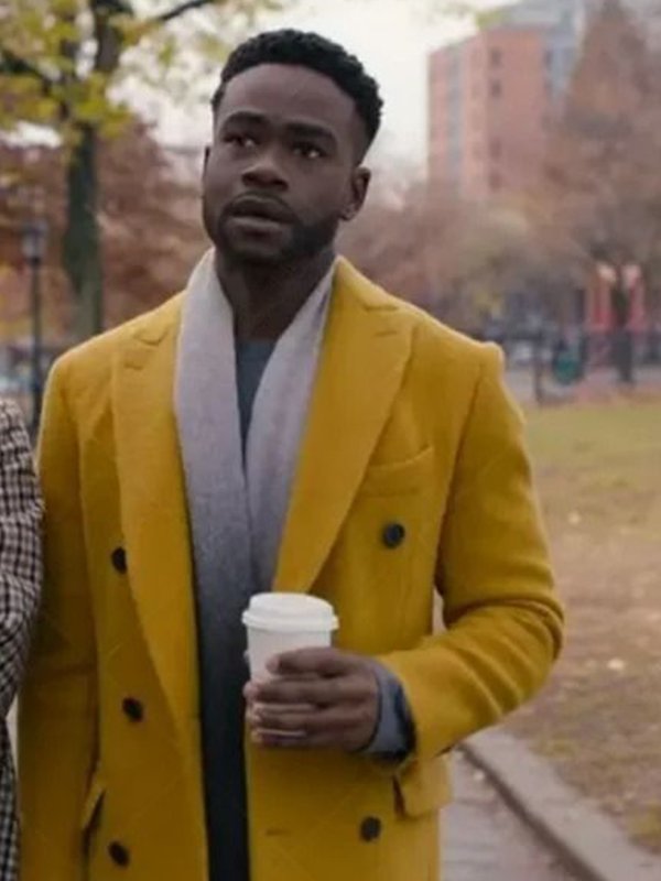 Partner Track Tyler Robinson Trench Coat | Tyler Robinson Yellow Trench ...