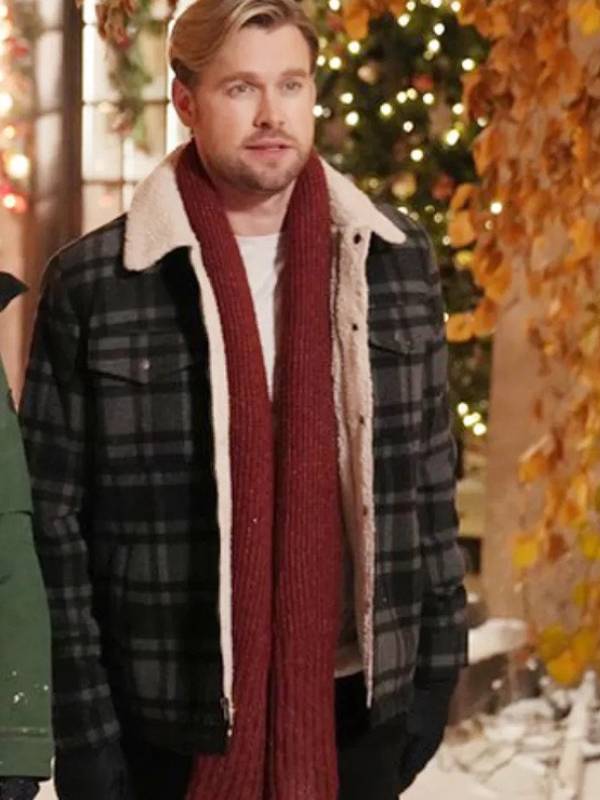 Shop Falling for Christmas Chord Overstreet Jacket - Jacket Hub