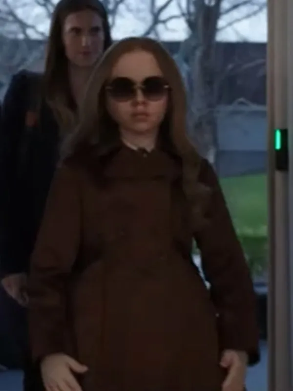 Jenna Davis M3GAN 2023 Brown Coat - Jacket Hub