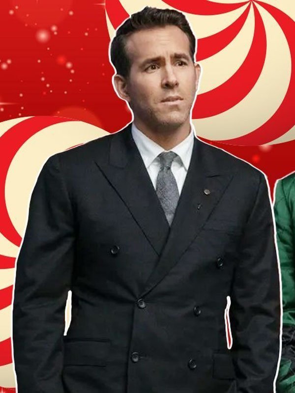 Spirited Ryan Reynolds Black Blazer | Clint Briggs Blazer
