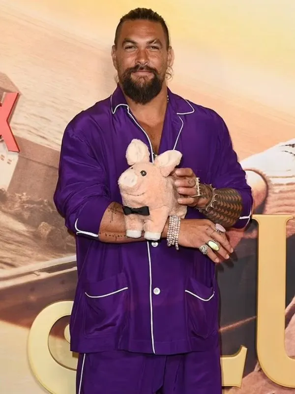 Jason Momoa Slumberland 2022 Purple Suit - Jacket Hub