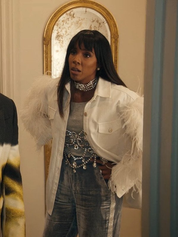 The Equalizer S03 Kelly Rowland White Jacket - Jacket Hub