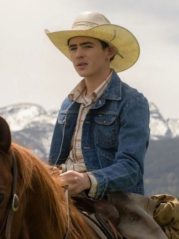 Order Yellowstone Season 5 Finn Little Denim Jacket - Jacket Hub