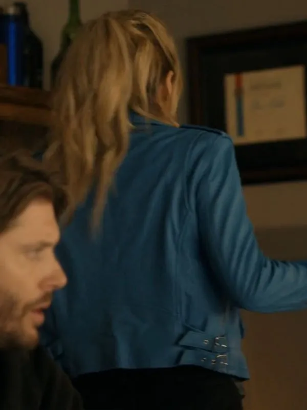 Katheryn Winnick Big Sky S03 Blue Leather Jacket - Jacket Hub