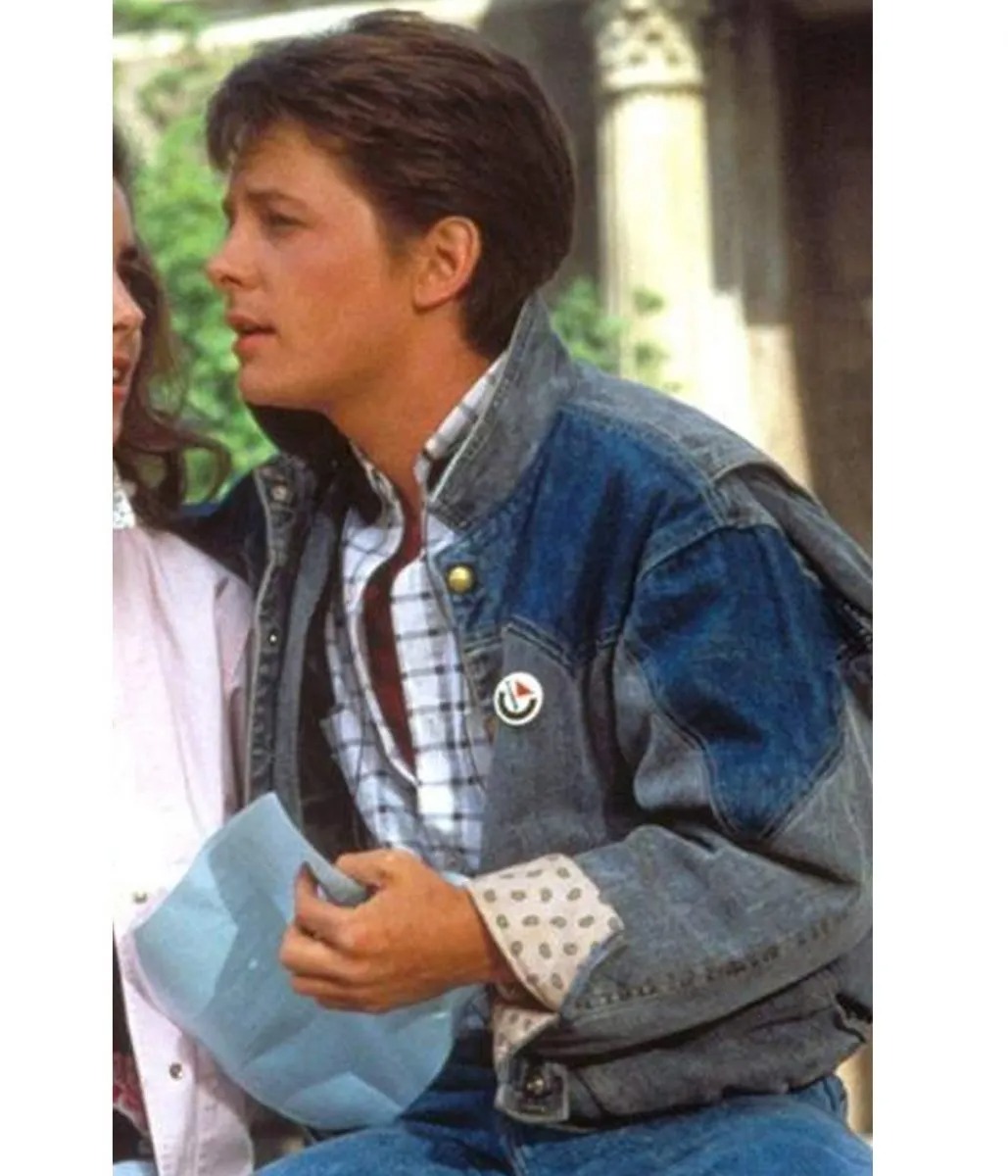 Marty McFly Vest | Back to the Future Puffer Vest Red