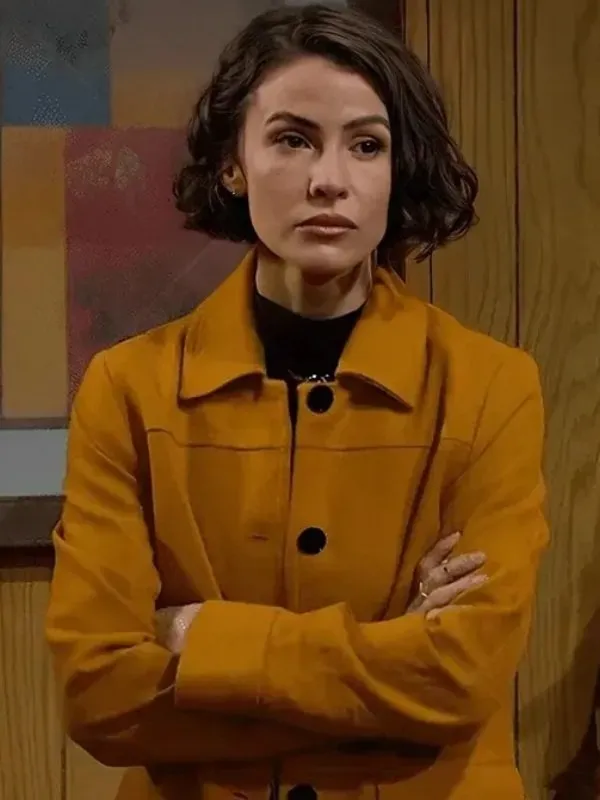 Days of Our Lives 2023 Sarah Horton Orange Coat - Jacket Hub