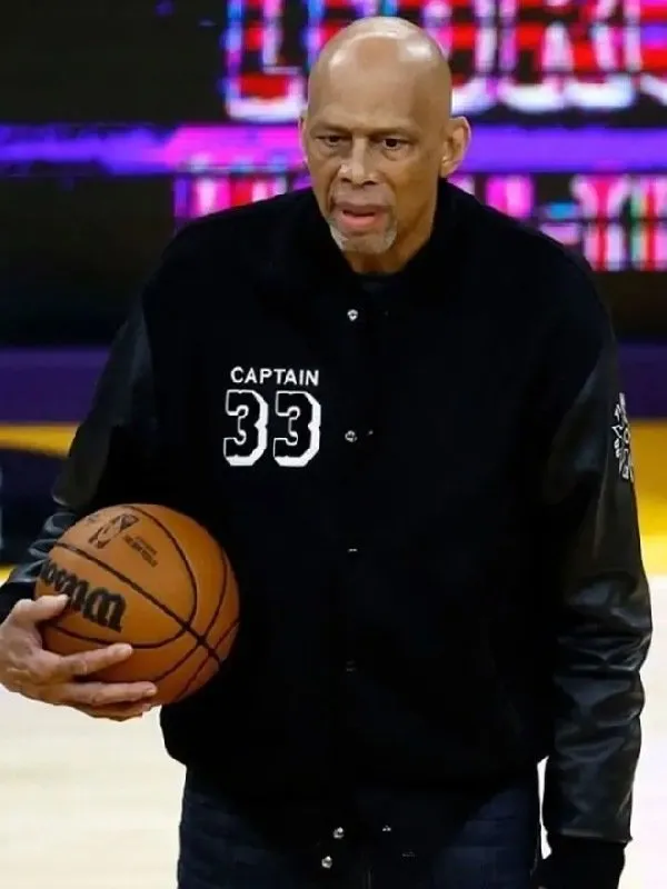 Order NBA Kareem Abdul-Jabbar Captain Letterman Jacket