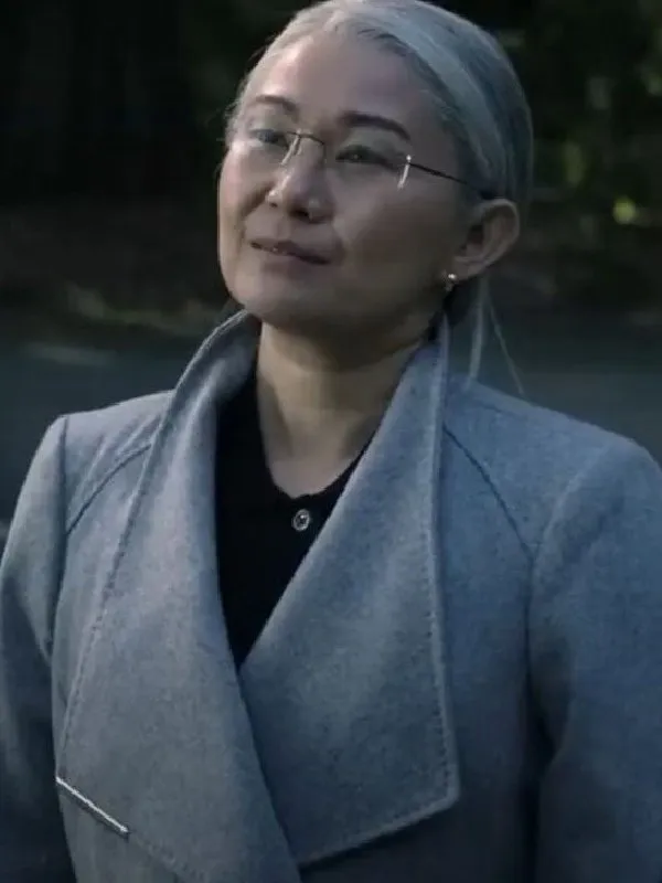 The Night Agent 2023 Hong Chau Grey Coat - Jacket Hub