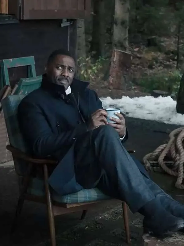 Idris Elba Extraction 2 Black Coat - Jacket Hub