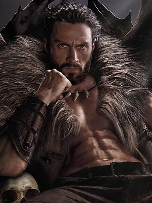 Kraven the Hunter Fur Vest | Sergei Brown Fur Vest