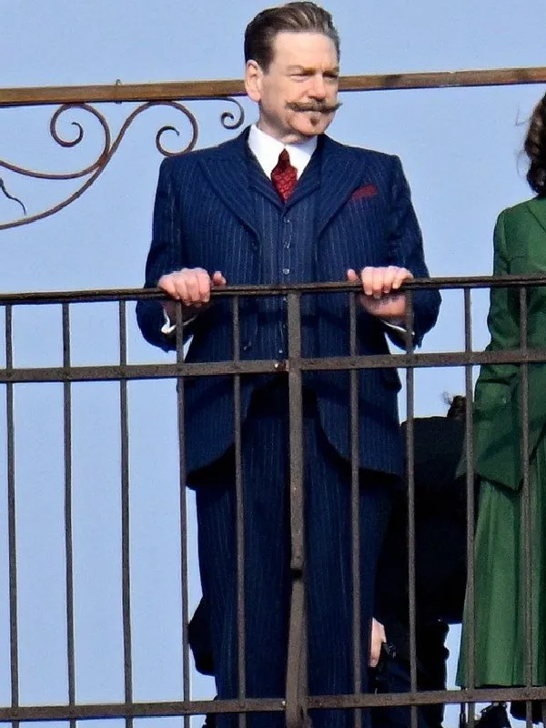 Kenneth Branagh A Haunting in Venice Blue Suit - Jacket Hub