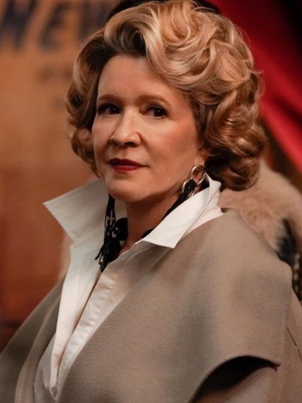 Only Murders in the Building S03 Linda Emond Gray Coat