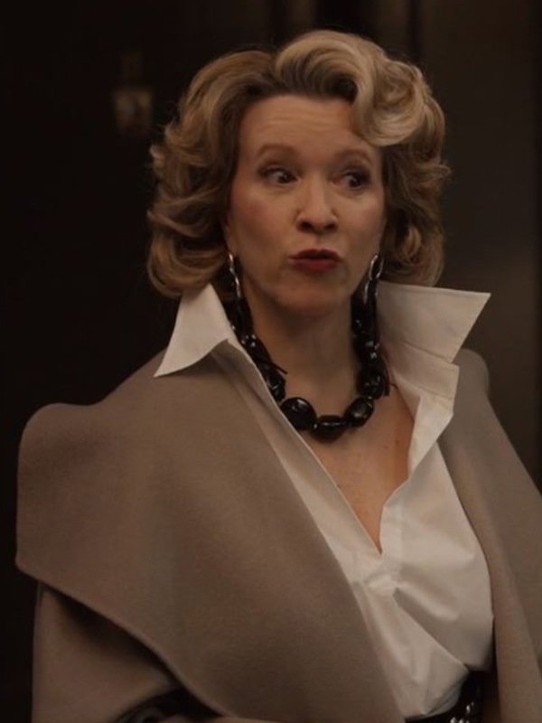 Only Murders in the Building S03 Linda Emond Gray Coat