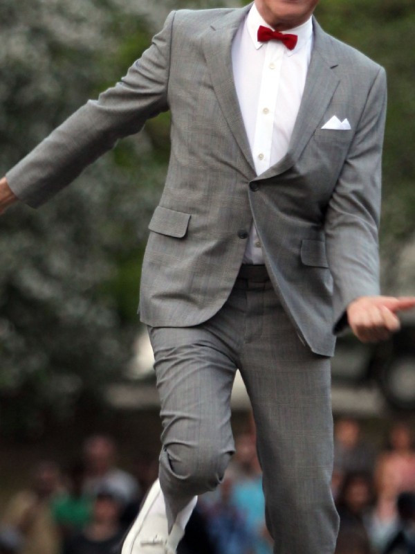 Pee Wee Herman Grey Suit - Jacket Hub