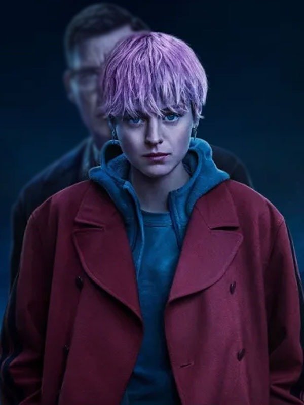 A Murder at the End of the World S01 Darby Hart Red Coat