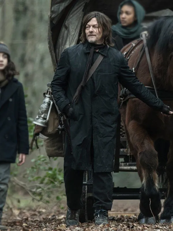 The Walking Dead Daryl Dixon Coat | Norman Reedus Black Coat