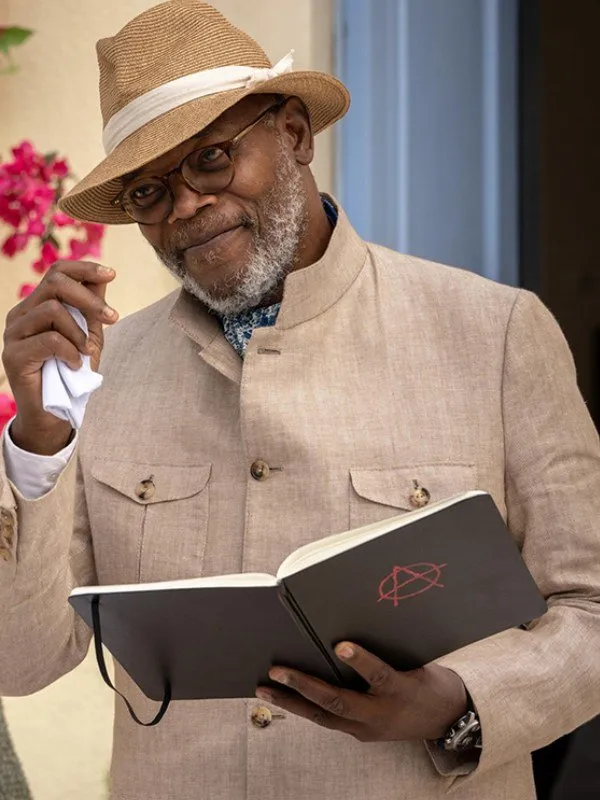 Argylle 2024 Samuel L. Jackson Beige Coat - Jacket Hub
