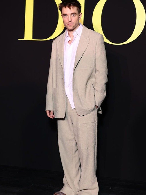 Robert Pattinson Suit - Paris Fashion Week Show 2023