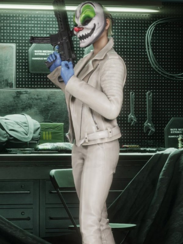 Pearl Payday 3 White Leather Jacket - Free Shipping