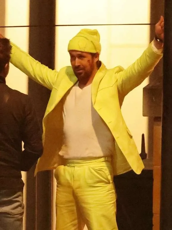 The Fall Guy 2024 Ryan Gosling Yellow Suit - Jacket Hub