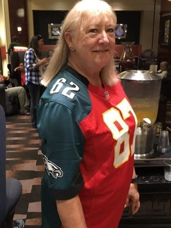 Kelce Mom Jersey | Donna Kelce Chiefs-Eagles Jersey