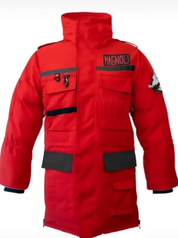 Ghostbusters: Frozen Empire Red Jacket - Jacket Hub