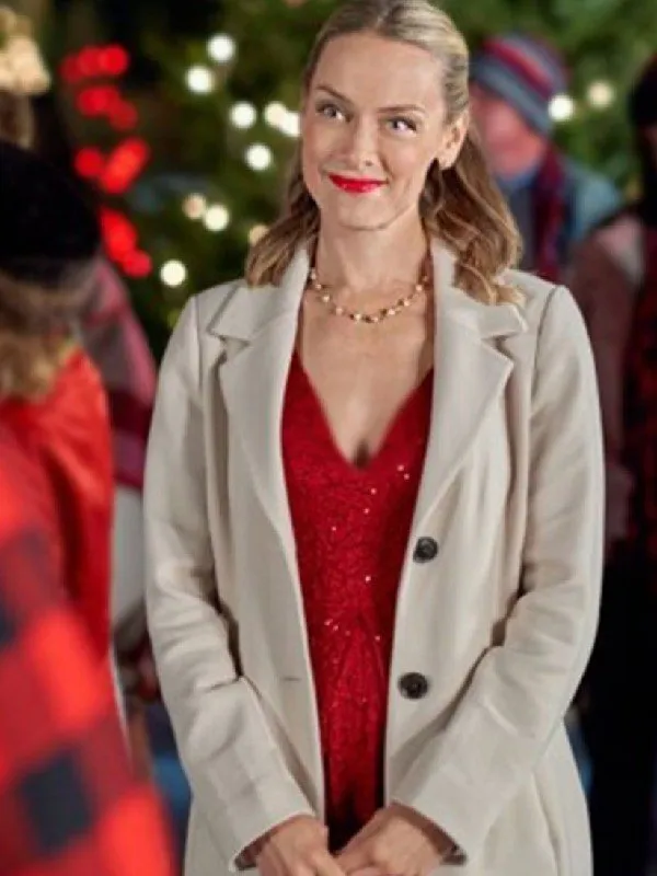 Rachel Skarsten Christmas Island 2023 Coat - Jacket Hub